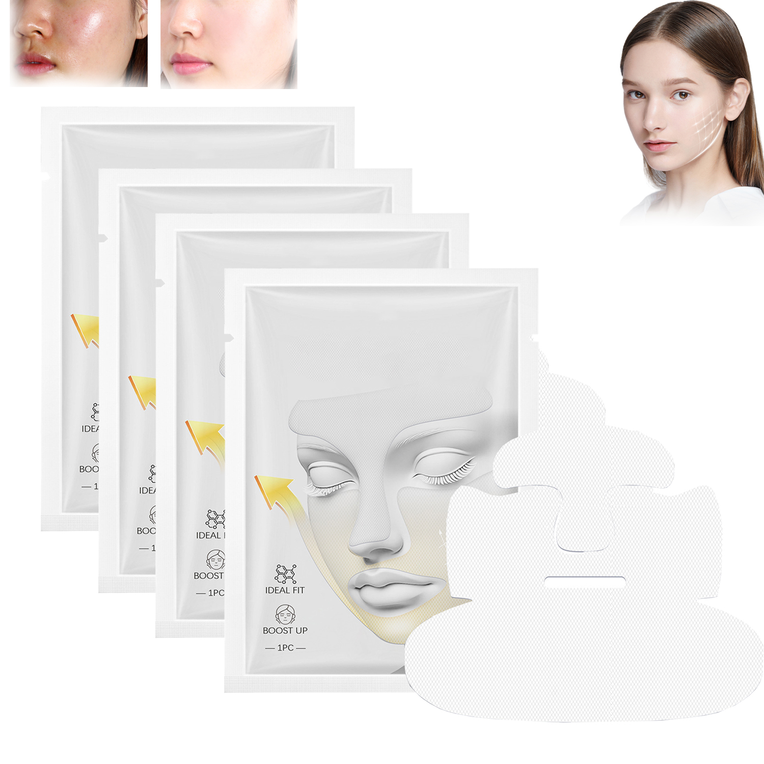 FaceLift Collagen Mask - Korea's Face Waist Trainer, Deep Collagen ...