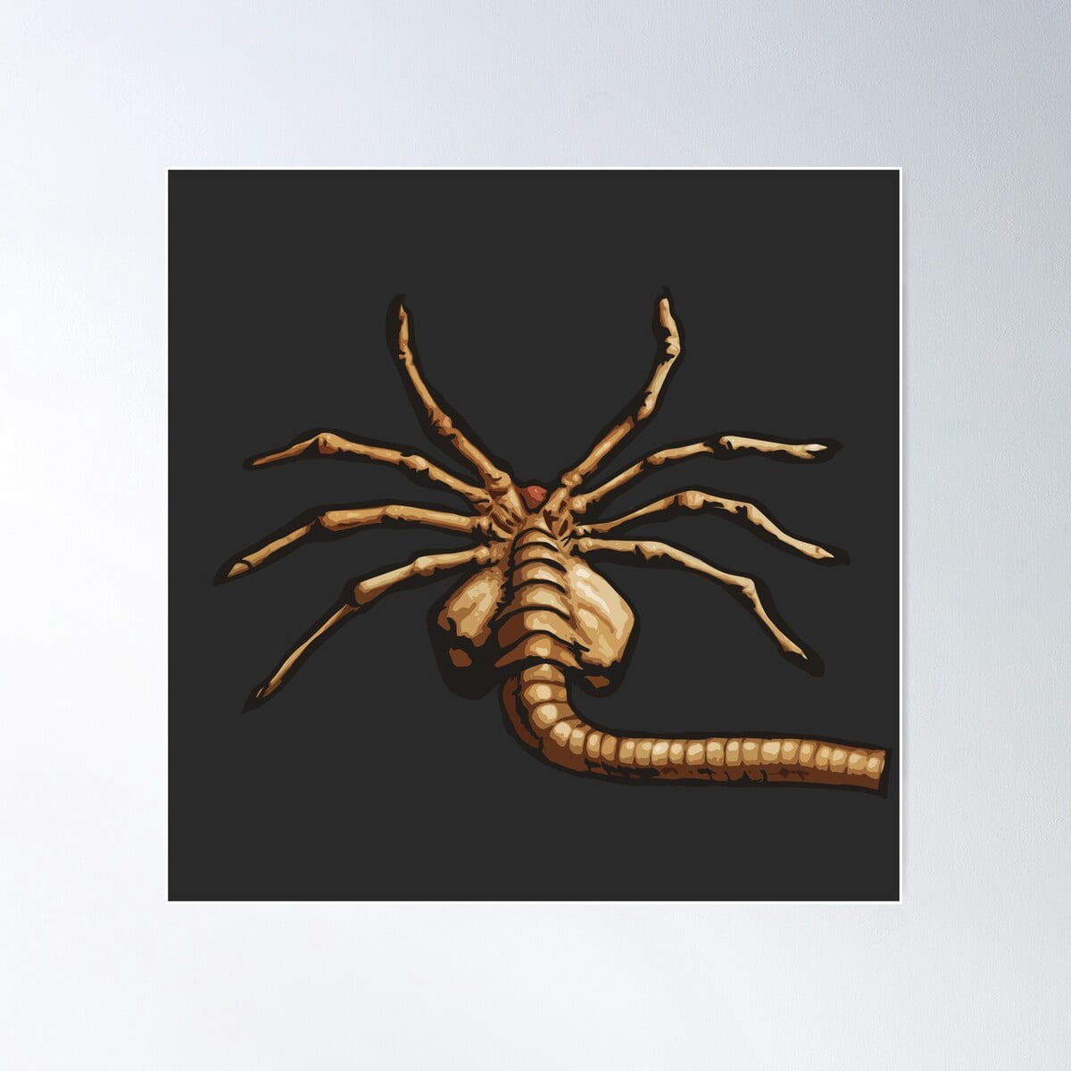 Facehugger Halloween Costume Poster Wall Art, Modern Wall Decor For ...