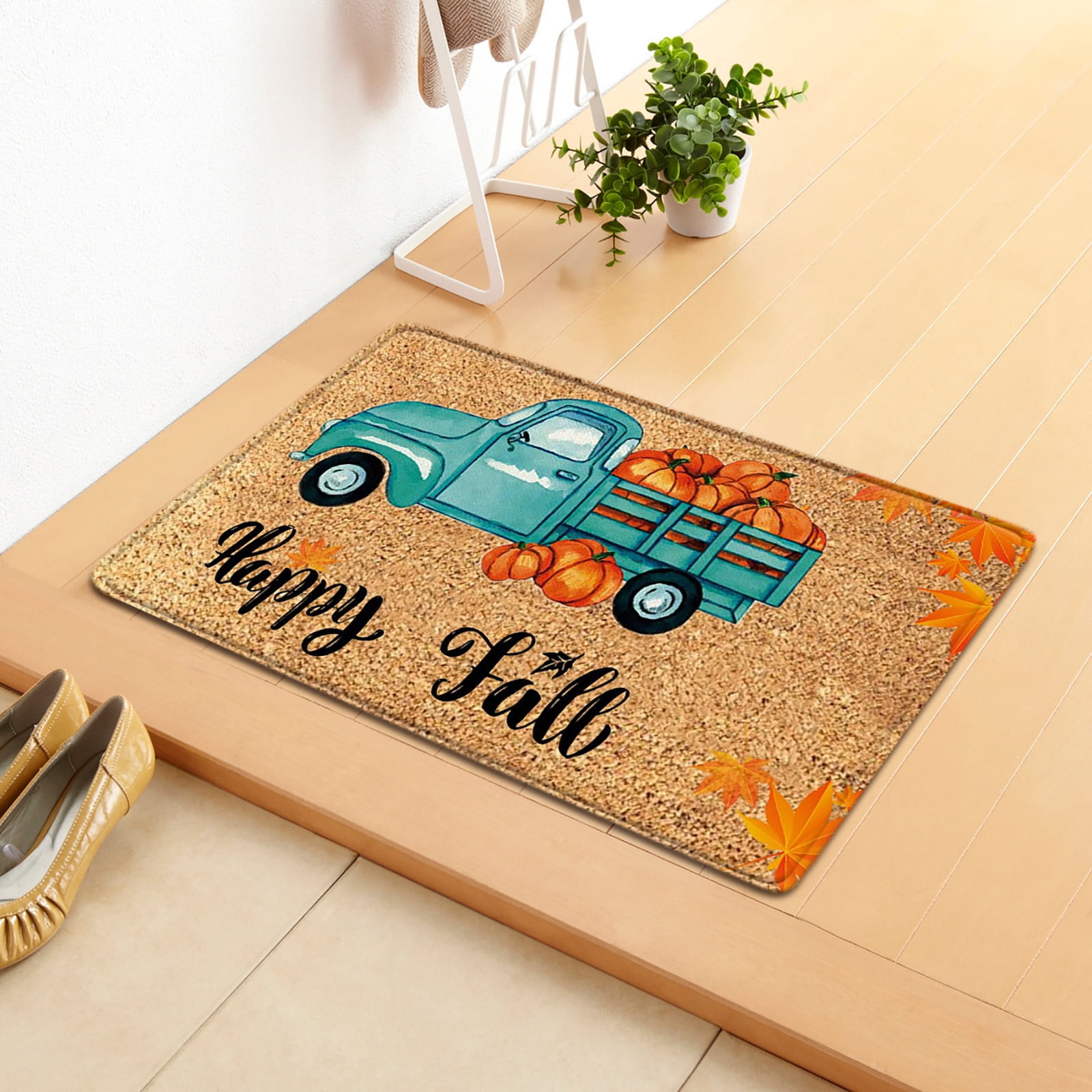 Faceless Doll Letter Door Mat Thanksgiving Day Carpet 40x60cm Holiday ...