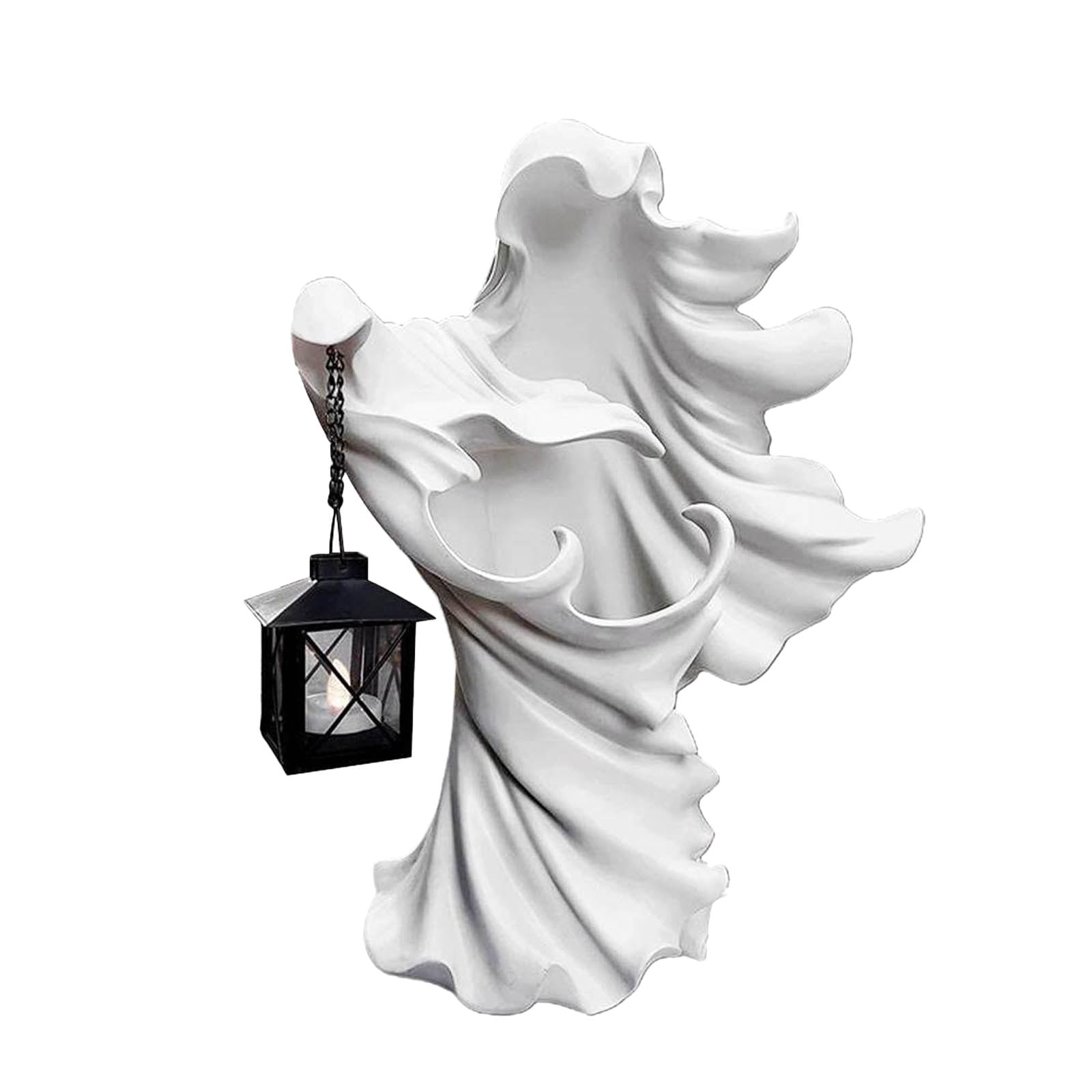 Faceless Ghost Sculpture, Halloween Ghoul Resin Decor, Home Accents ...