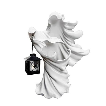 Sunrise Hanging Halloween Ghost Decoration with sound (White) - Walmart.com