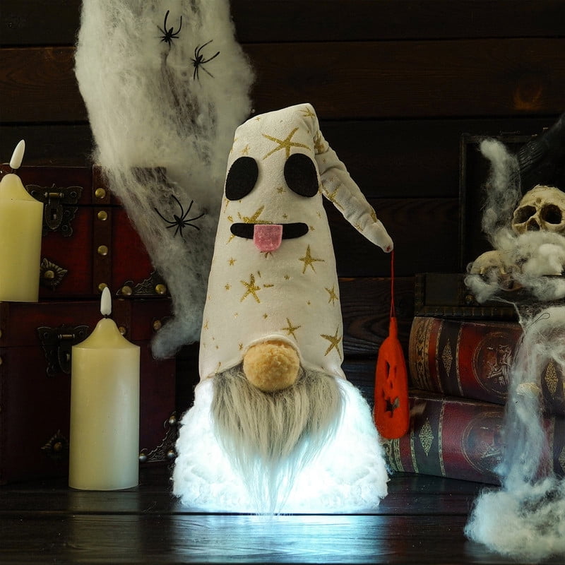 Faceless Luminous Doll Bat Standing Dwarf Plush Doll Halloween ...