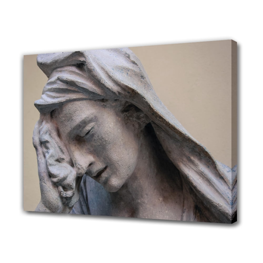 Facepalm Statue Gray Sadness Canvas Poster Bedroom Decor Sports ...