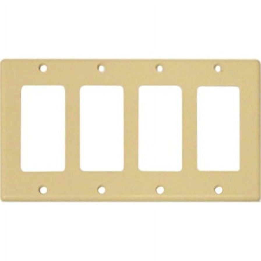Faceplate, Decorex, 4-gang, Ivory - Walmart.com
