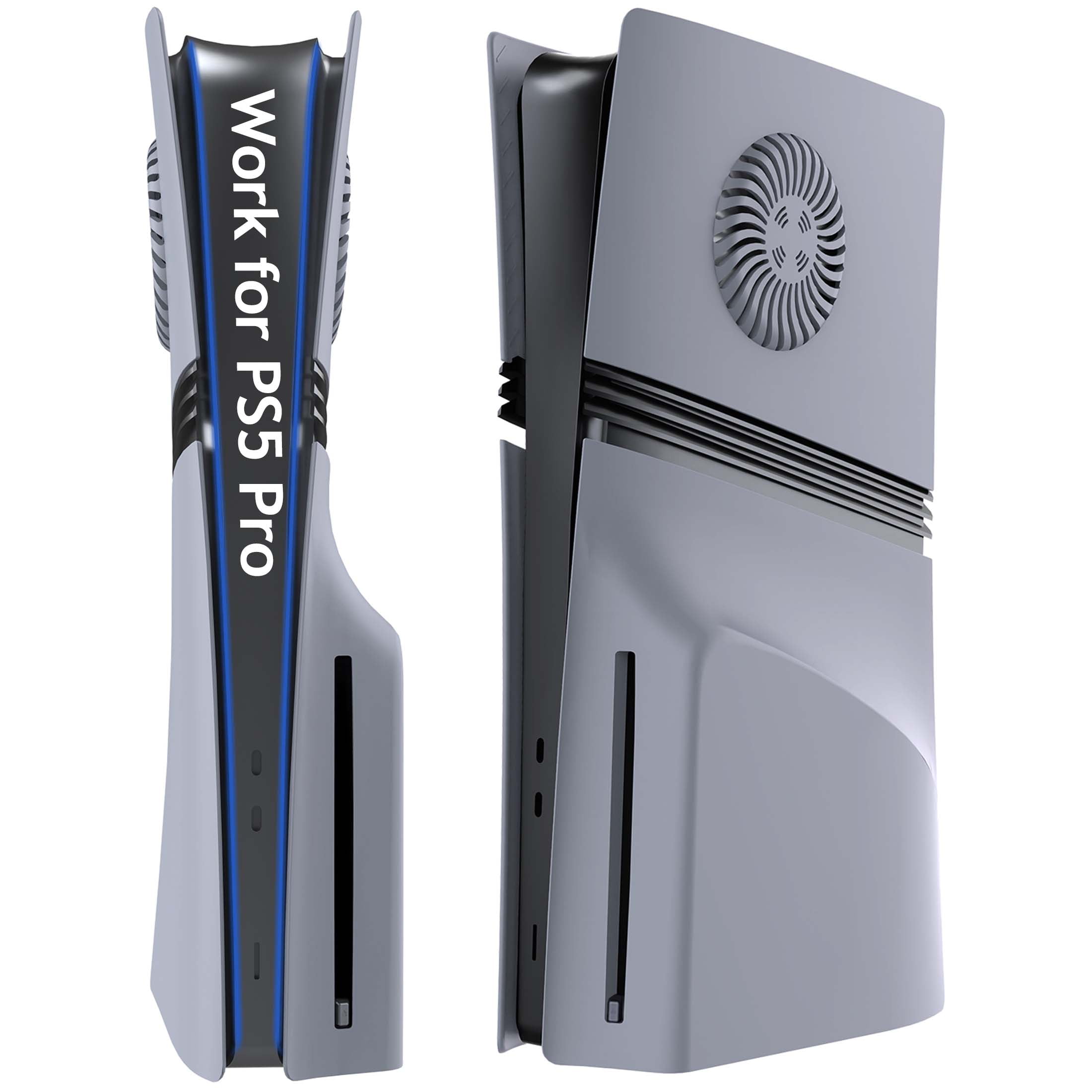 Faceplates for PS5 Pro Disc Console Cover Plate Replacement with ...