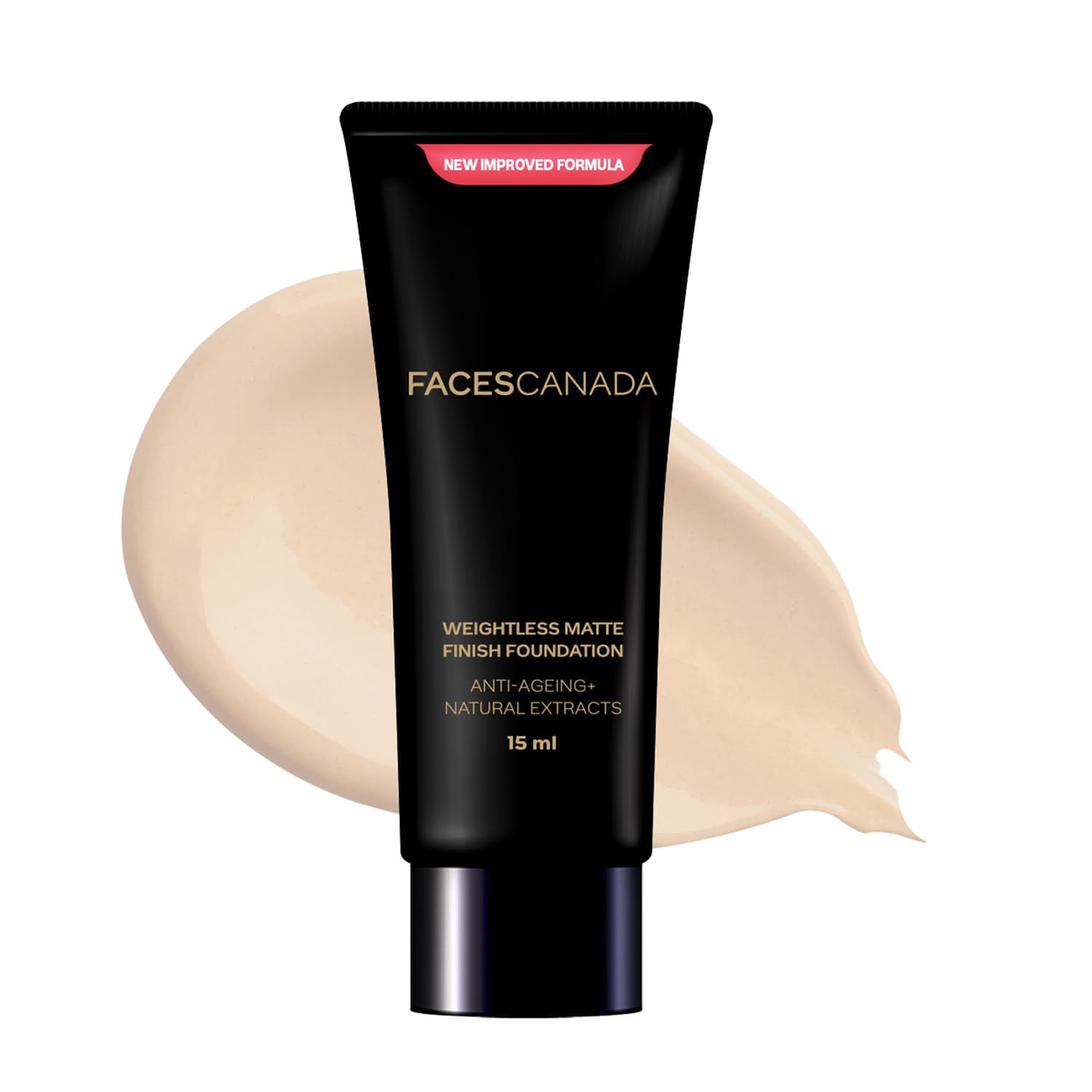 Facescanada Weightless Matte Finish Foundation - Ivory, 15Ml ...