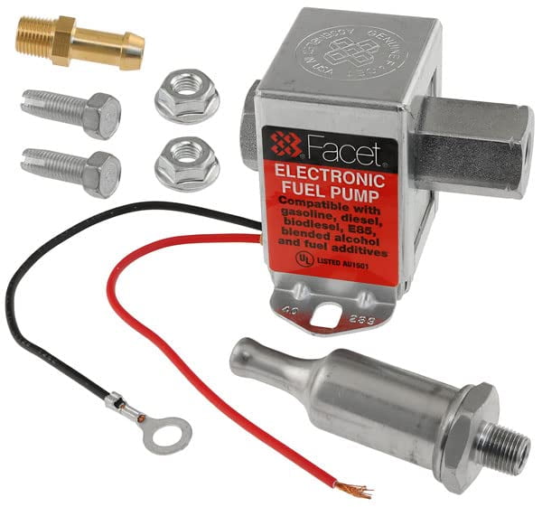 Facet FEP289SV, Facet Cube 12 volt Fuel Pump Kit, 1/8 NPT, 4 to 7 psi ...