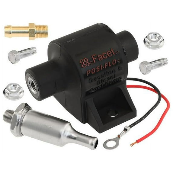 Facet FEP304SV Posi-Flo 12 volt Fuel Pump Kit, 1/8 NPT Ports, 1 to 2 ...