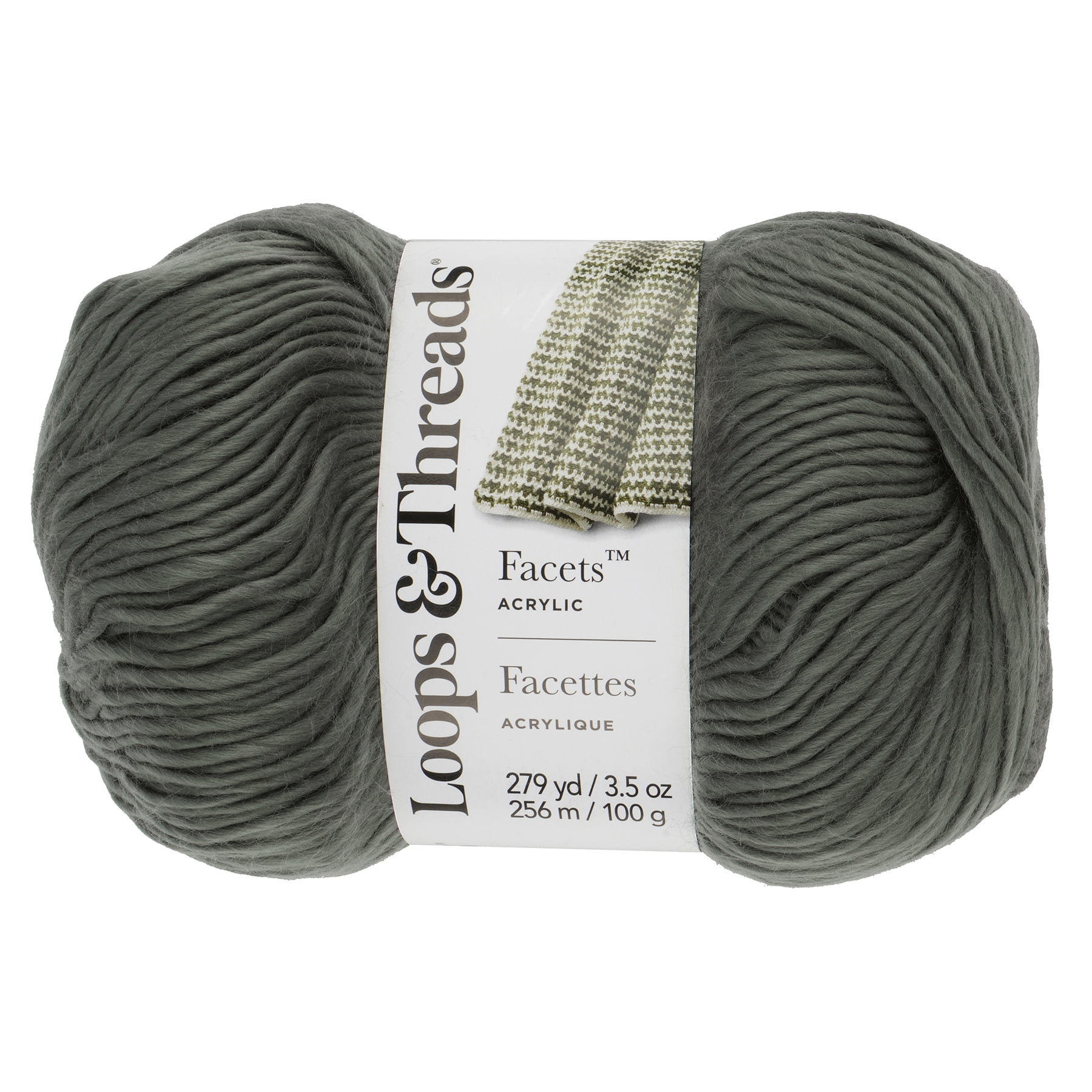 Facets Yarn by Loops & Threads - Yarn for Knitting - Crochet - Weaving ...