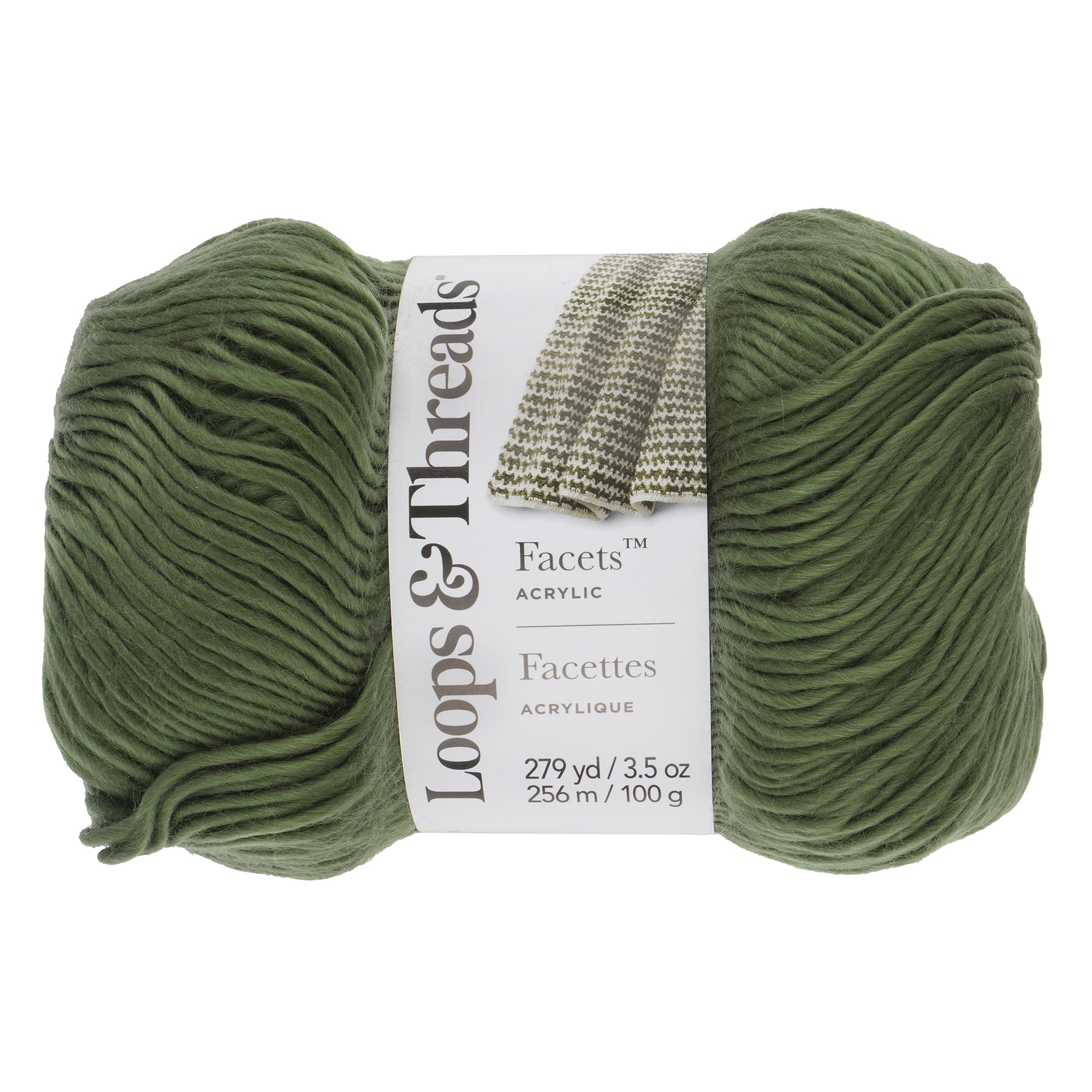 Facets Yarn by Loops & Threads - Yarn for Knitting - Crochet - Weaving ...