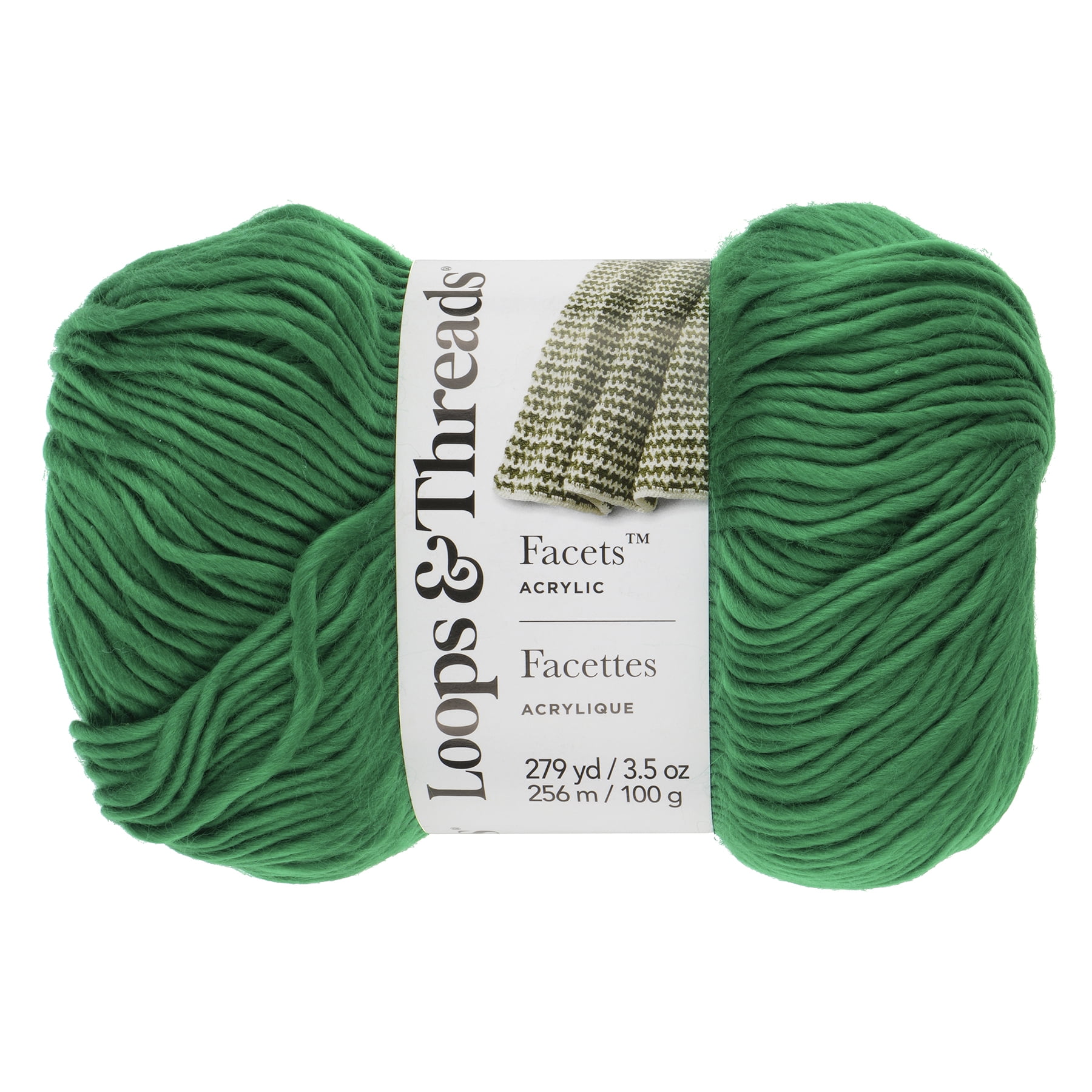 Facets Yarn by Loops & Threads - Yarn for Knitting - Crochet - Weaving ...