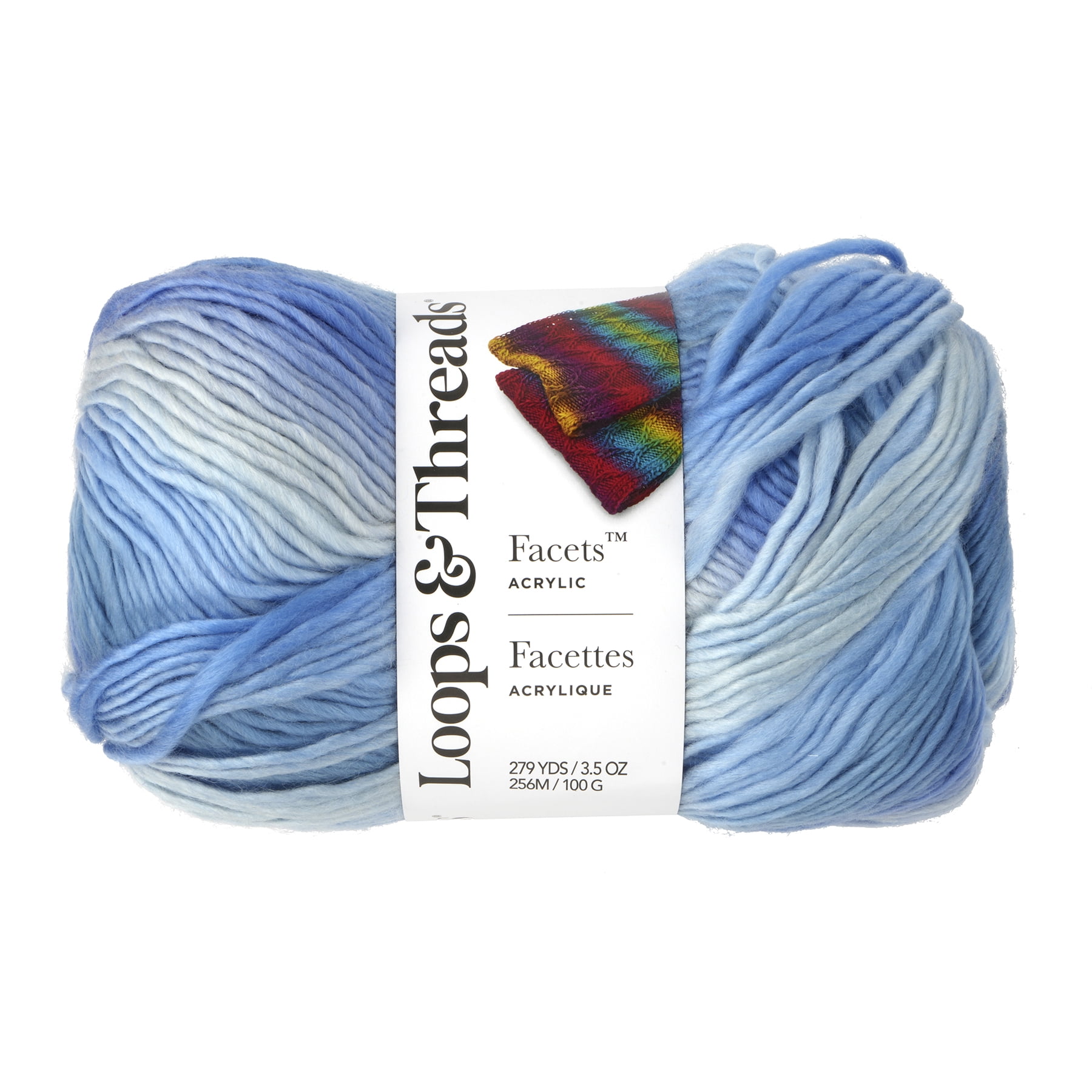 Facets Yarn by Loops & Threads - Yarn for Knitting - Crochet - Weaving ...