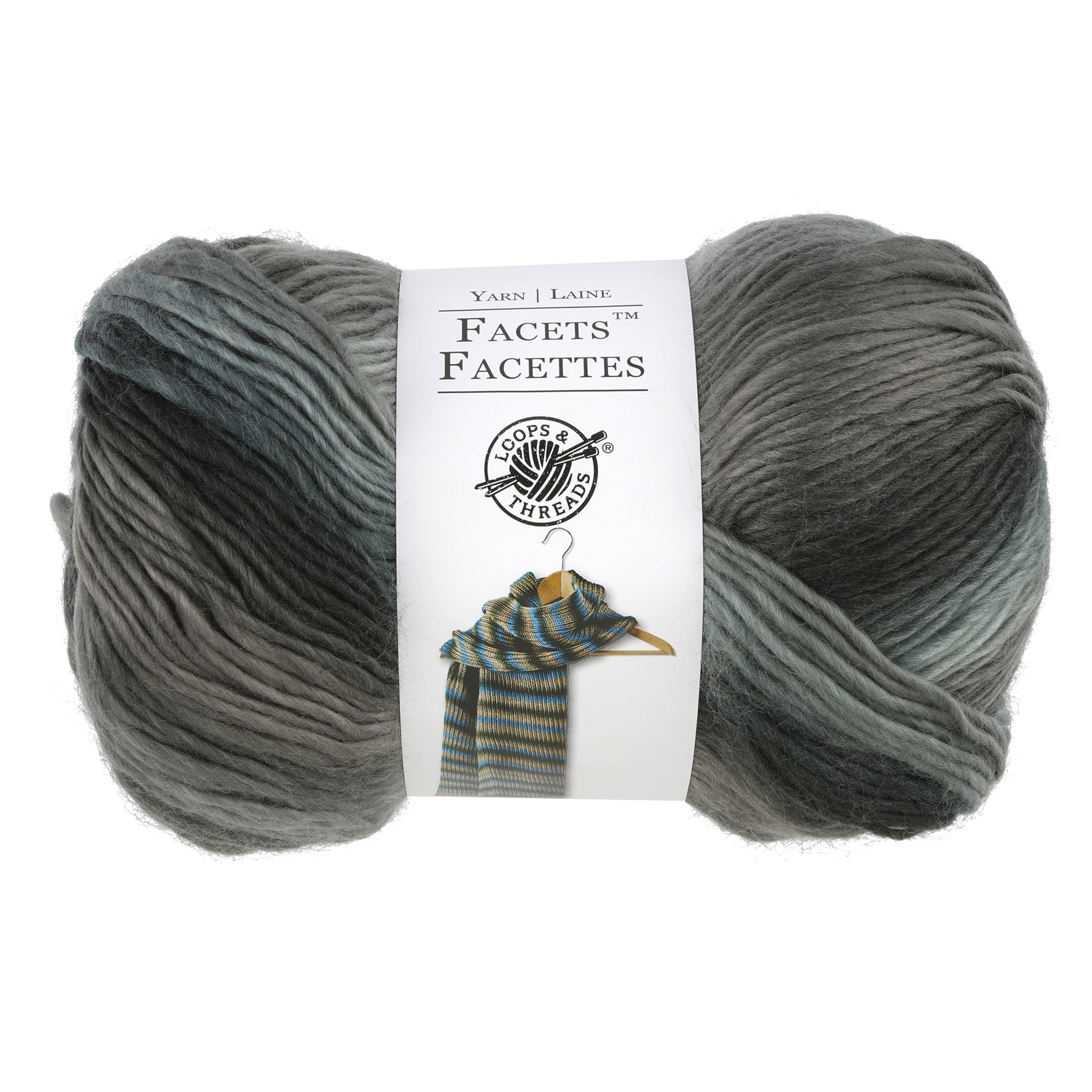 Facets Yarn by Loops & Threads - Yarn for Knitting - Crochet - Weaving ...