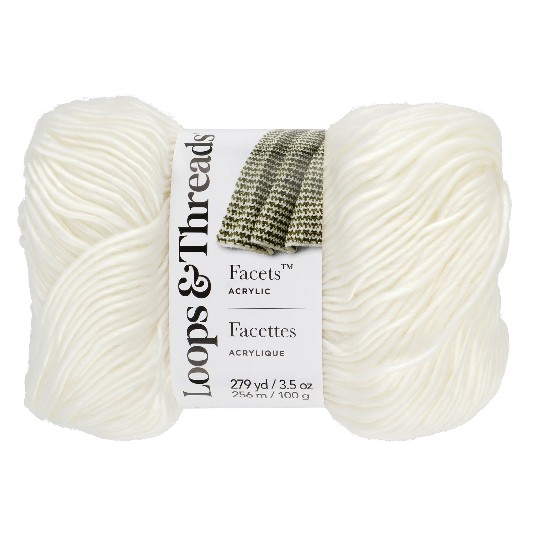 Facets Yarn by Loops & Threads - Yarn for Knitting - Crochet - Weaving ...