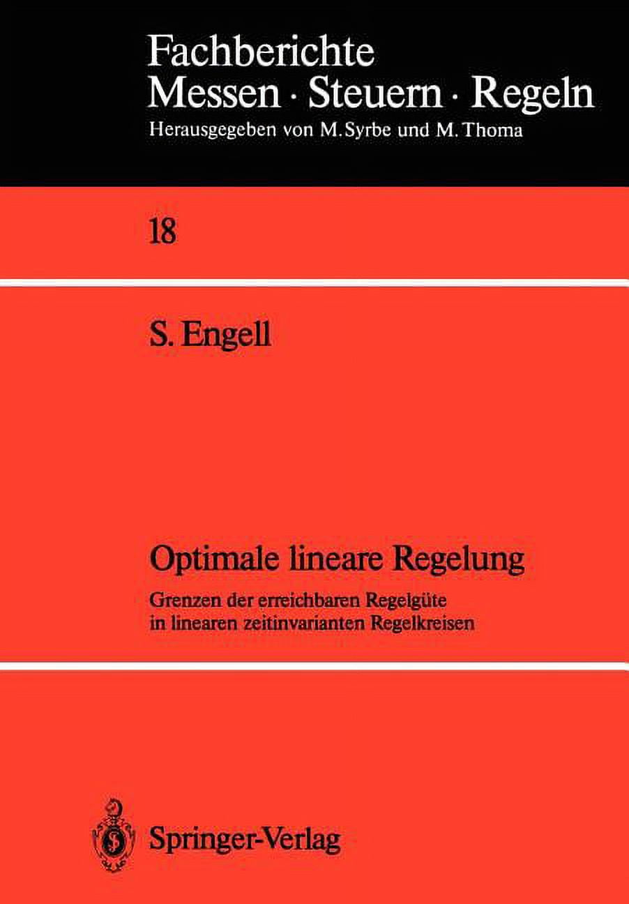 Fachberichte Messen - Steuern - Regeln: Optimale Lineare Regelung ...