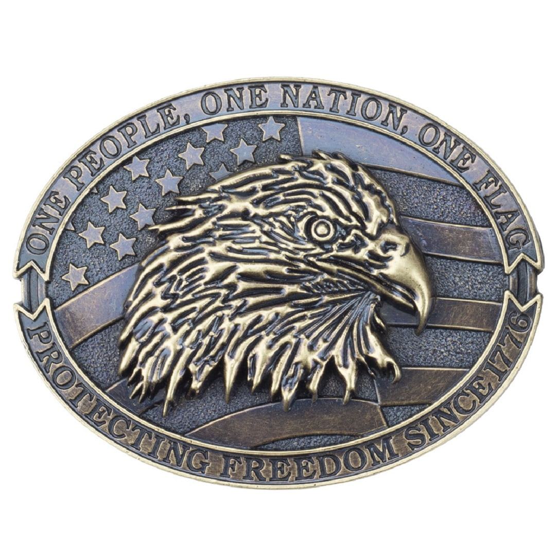 Fachoice American Bald Eagle Head Belt Buckle for Men Patriotic Eagle ...