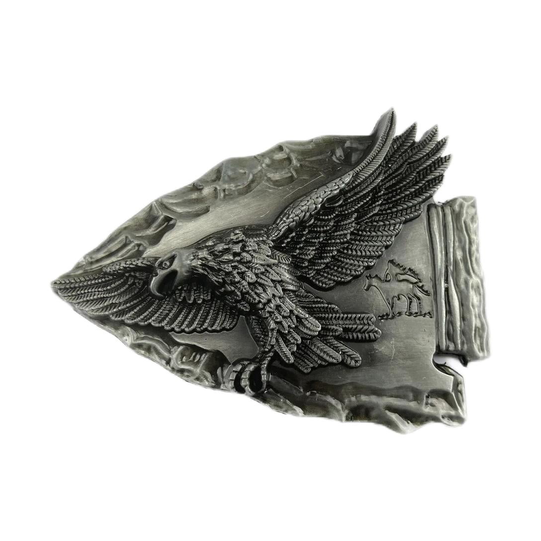 Fachoice Flying Eagle Belt Buckle for Men Eagle Arrowhead Belt Buckle ...