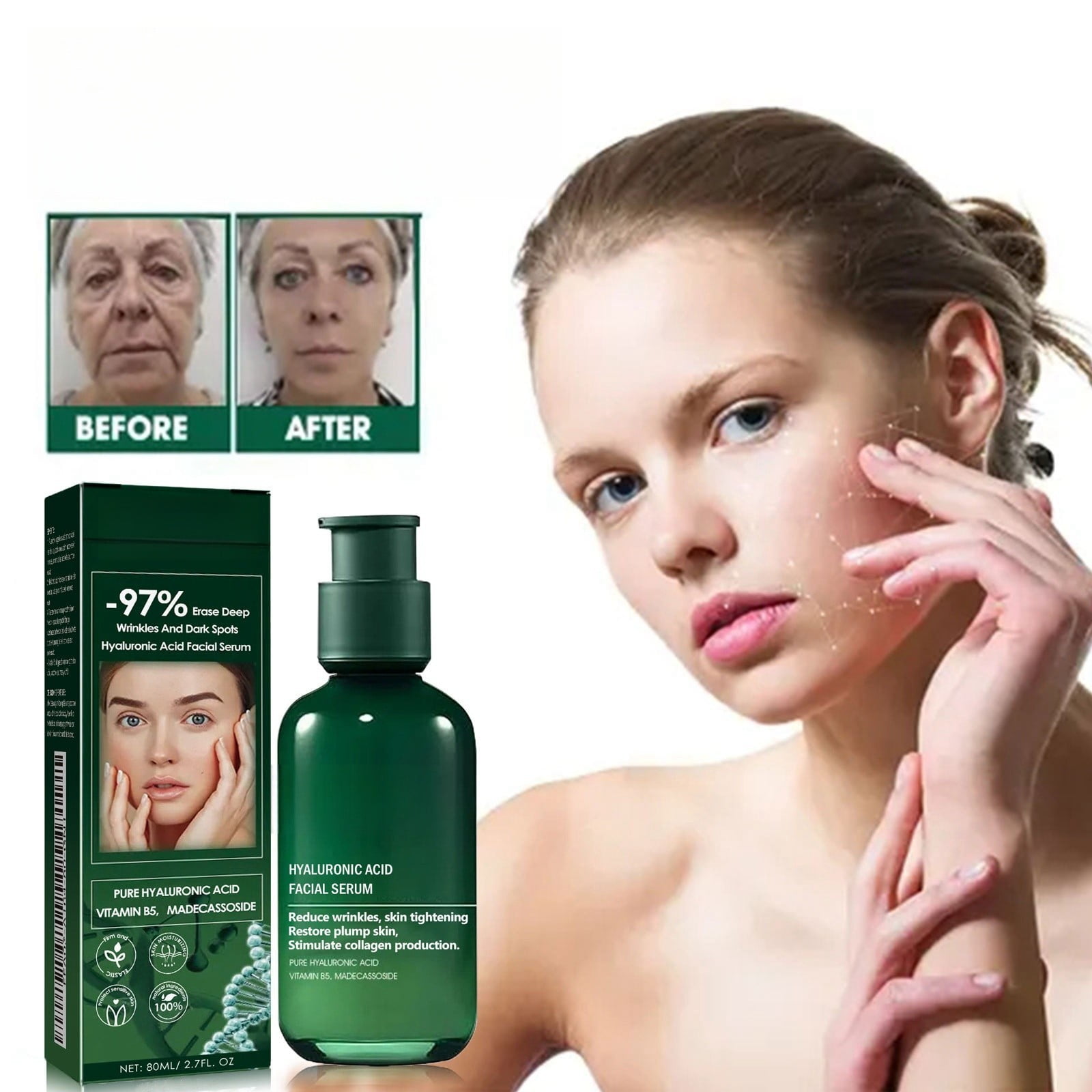 Facial 80ml Reduces Tightens Skin Skin Face Eye Beauty Massager ...