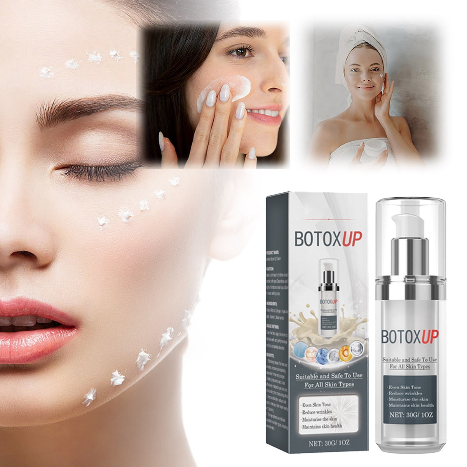 Facial Aging Lifting And Firming Skin Fade Fine Lines Delicate Pores ...
