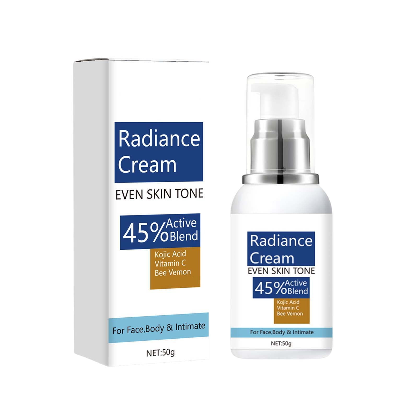 Facial Body Brightening Cream 1 76 oz Hydrating Moisturizer for Even ...