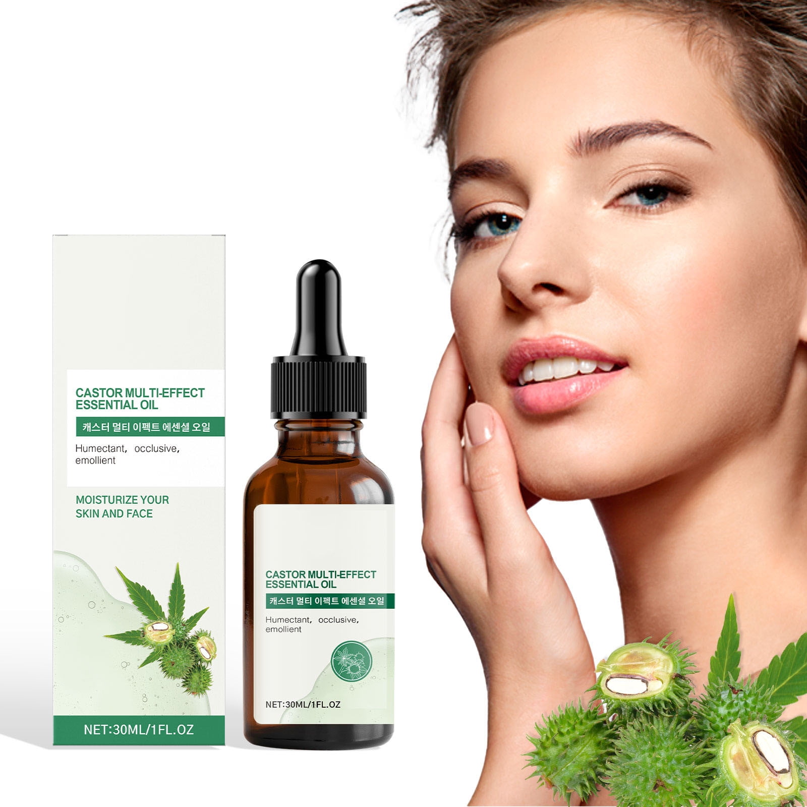 Facial Brightening Oil, Vitamin E & C Antioxidant Face Oil with ...