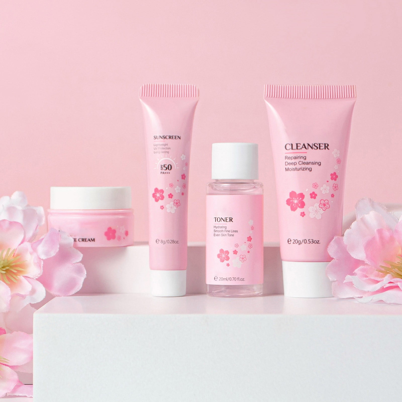 Facial Care Moisturizing Travel Set | 4-Piece Portable Skincare Kit ...