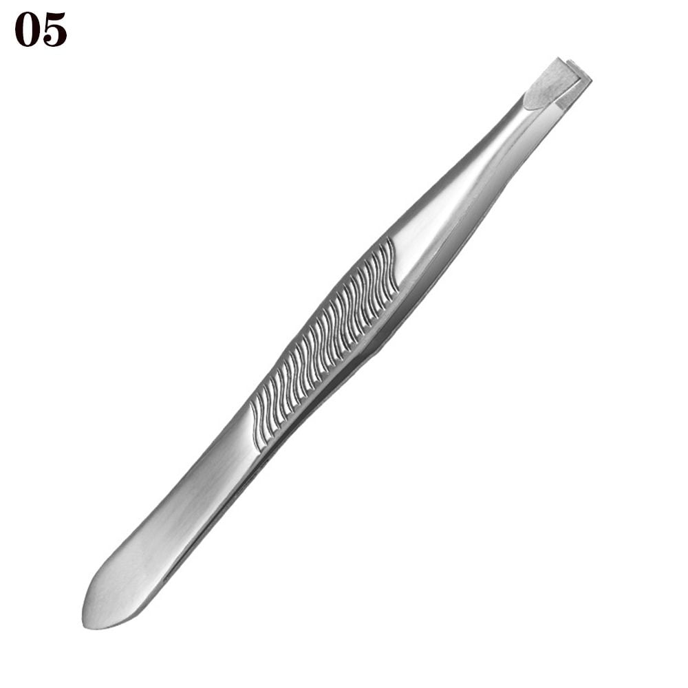Facial Care Multipurpose Slant/Tip/Flat Eyebrow Tweezers Plucking ...