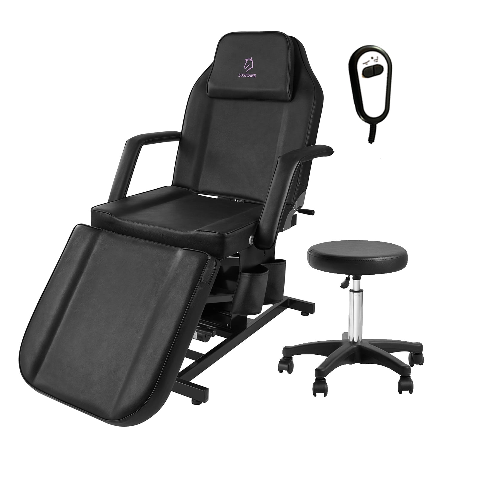 Facial Chair Electric Height Adjustable Facial Bed Massage Table Tattoo ...