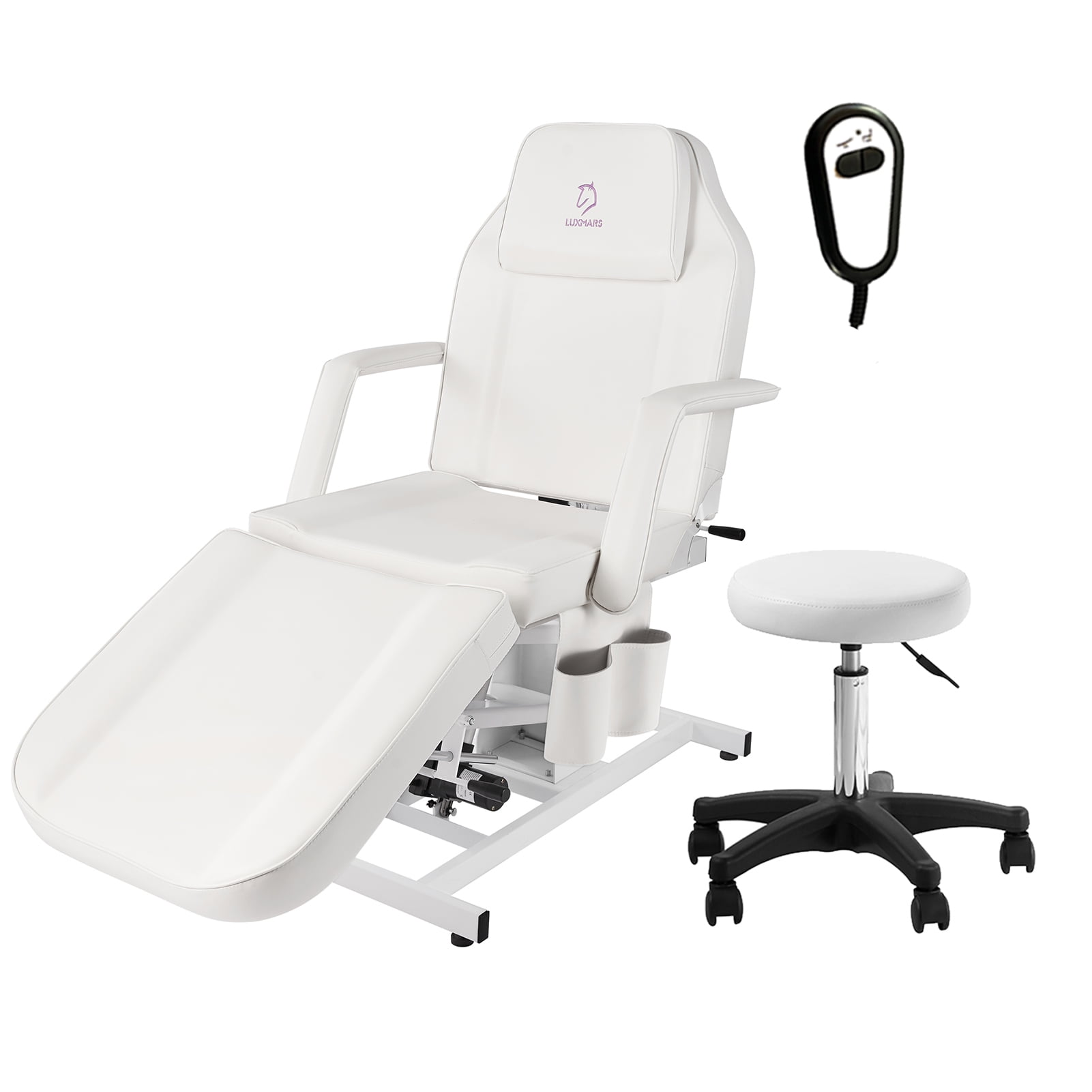 Facial Chair Electric Height Adjustable Facial Bed Massage Table Tattoo ...