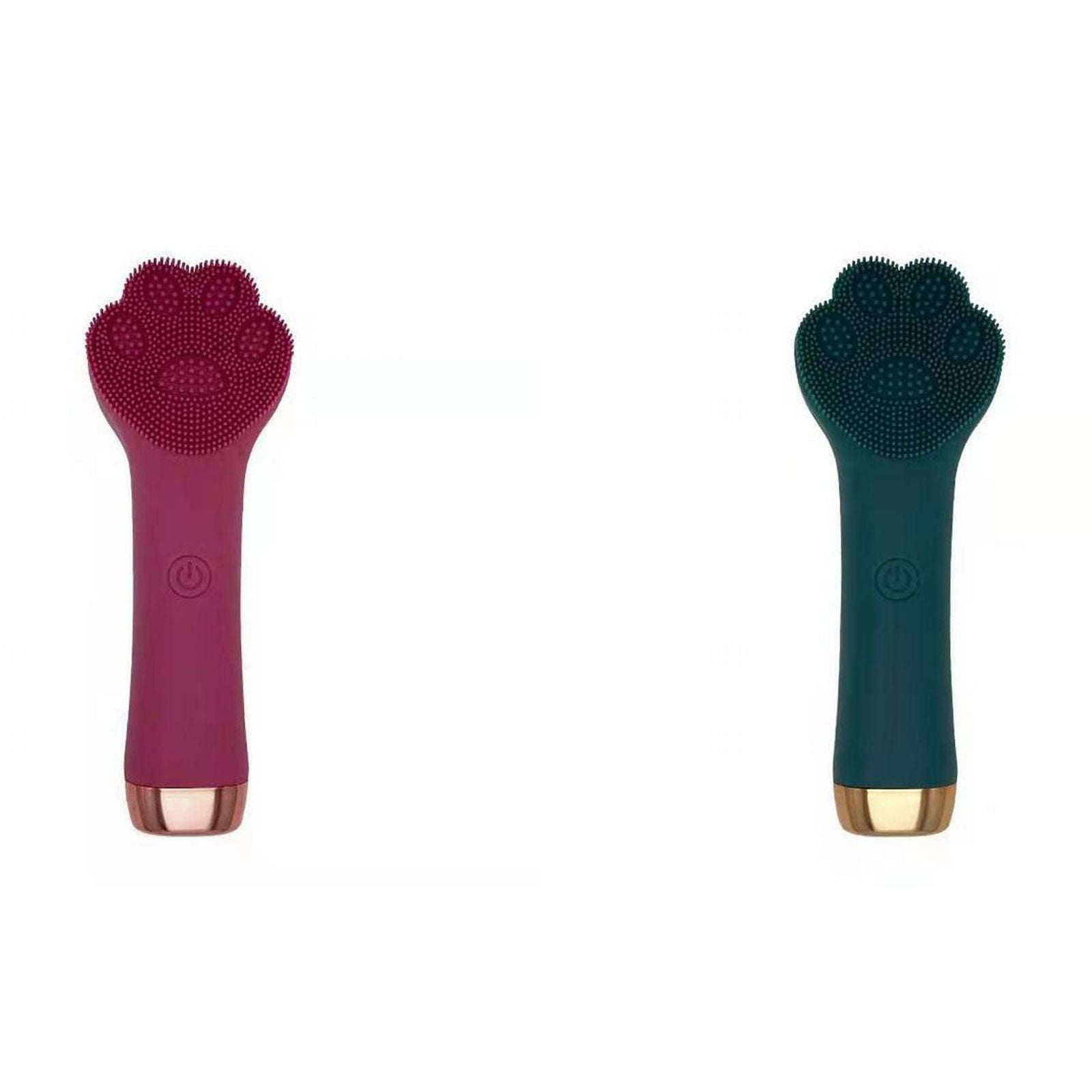 Facial Cleansing Brush Vibrating Silicone Facial Scrubber And Massager ...