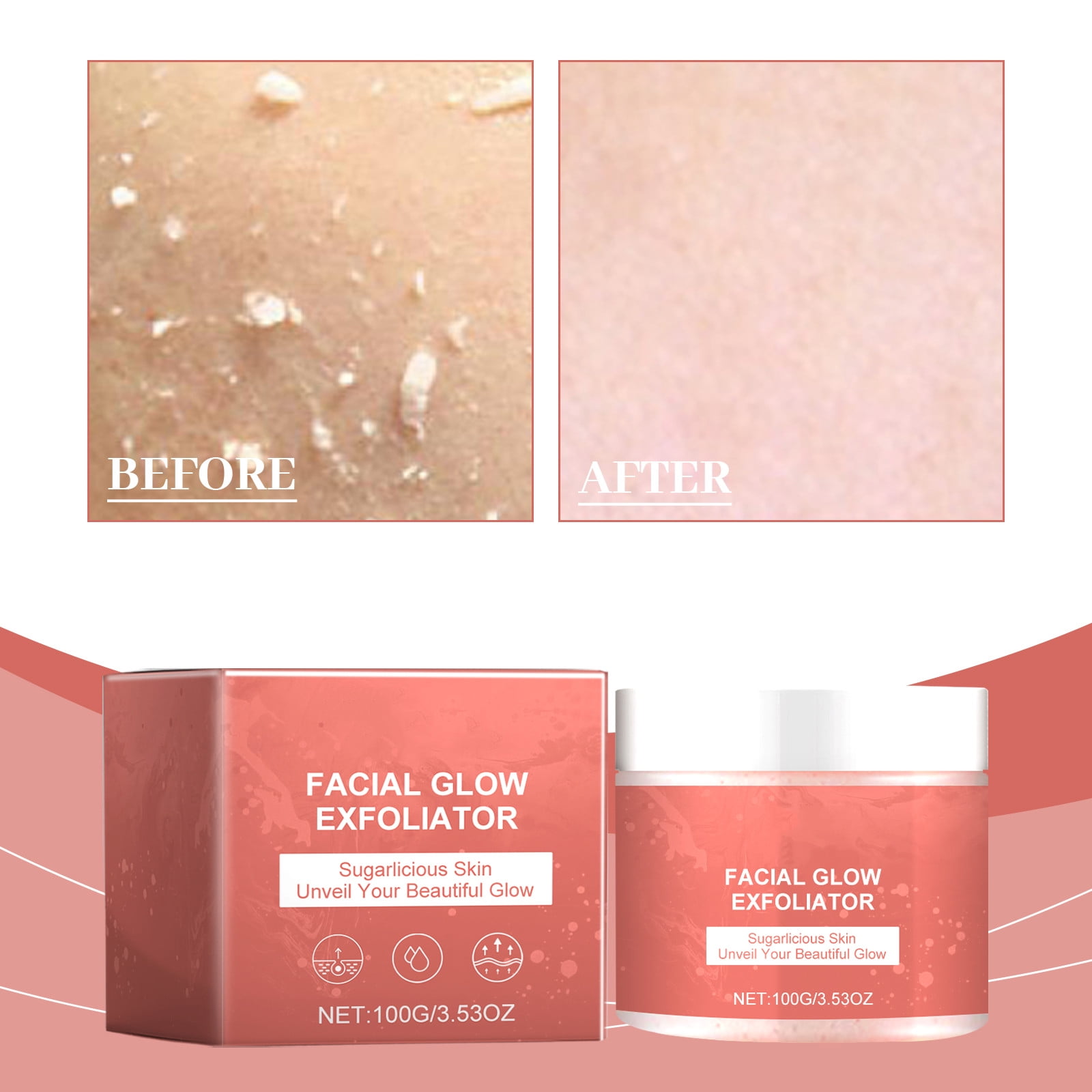 Facial Cleansing Scrub | Deep Pore Exfoliant | Hydrating & Firming ...