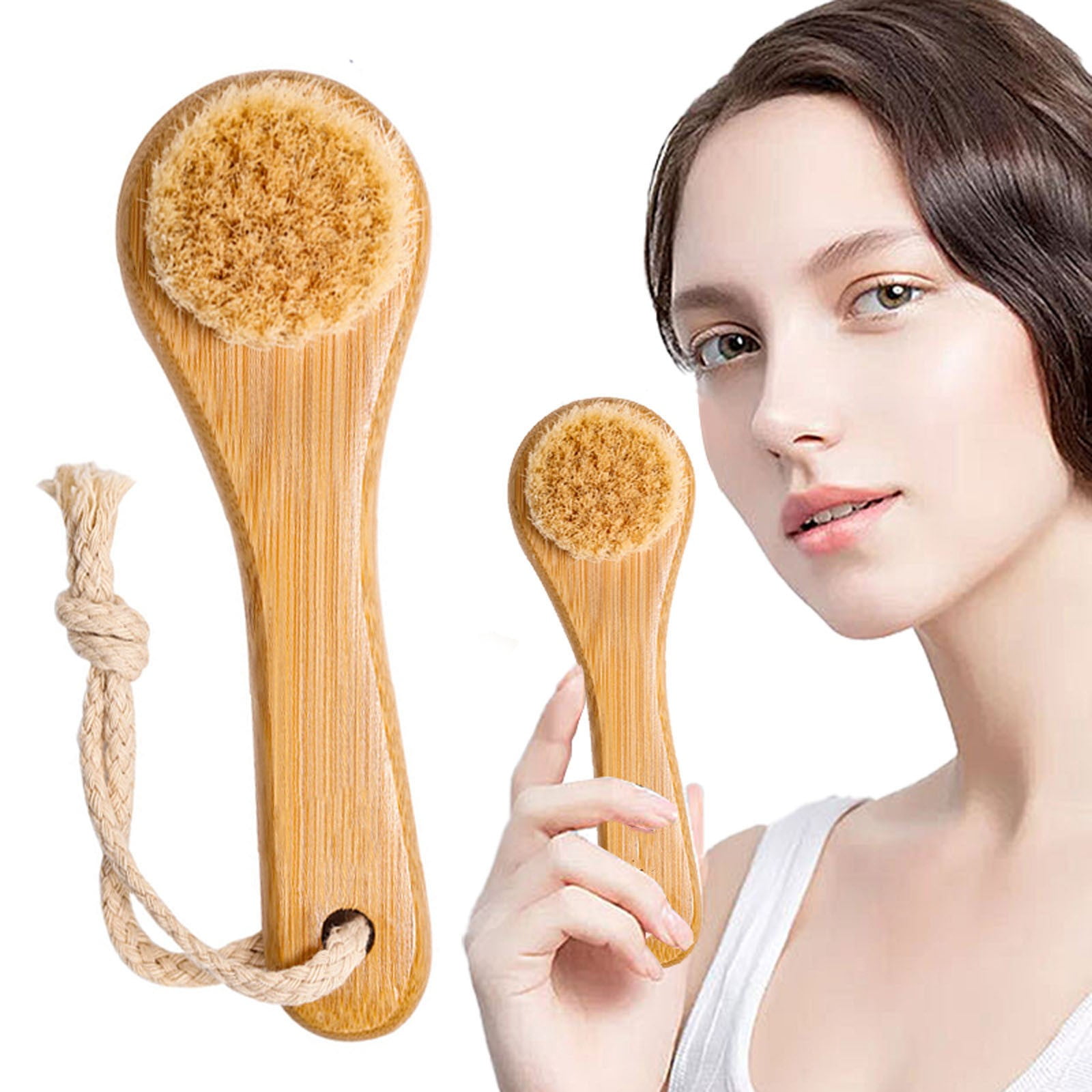 Facial Exfoliating Brush,Scrubber Cleansing Tool To Reduce Flaking and ...