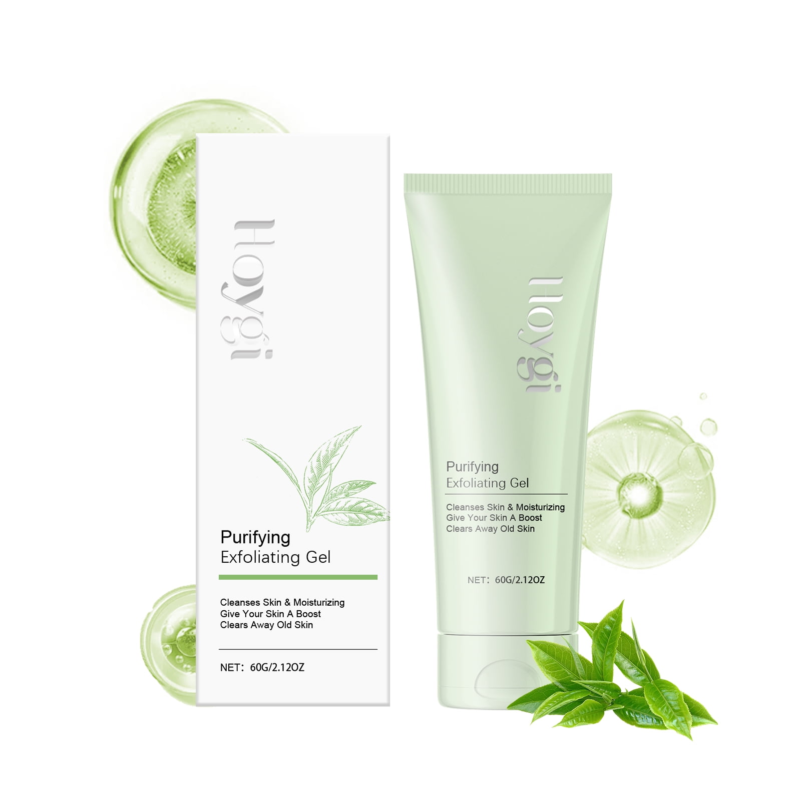 Facial Exfoliating Gel Gently Cleanses Pores, Tenderizes Skin And ...