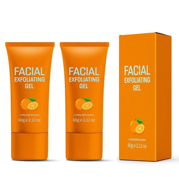 Facial Exfoliating Gel – Orange Enzyme Exfoliator, Purifying ...