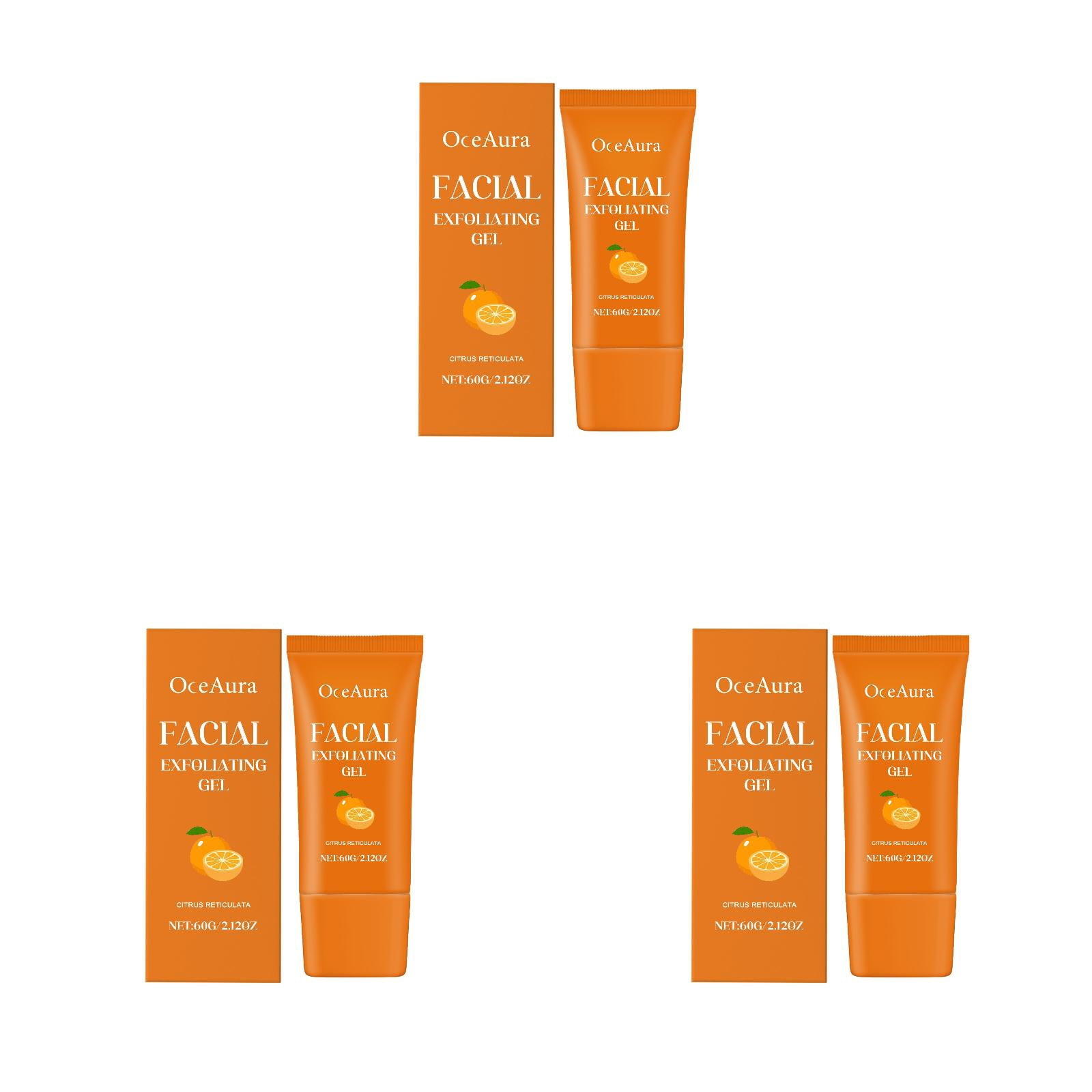 Facial Exfoliating Gel – Orange Enzyme Exfoliator, Purifying ...
