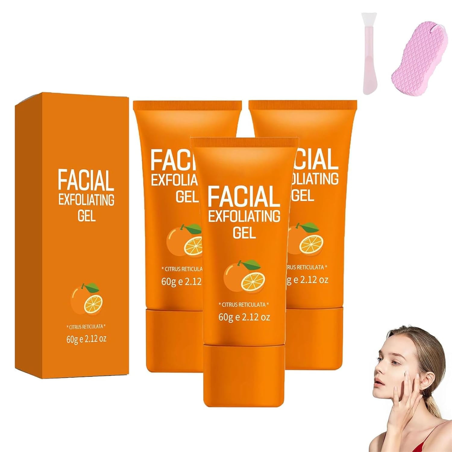 Facial Exfoliating Gel, Purifying Exfoliating Gel for Face and Body ...