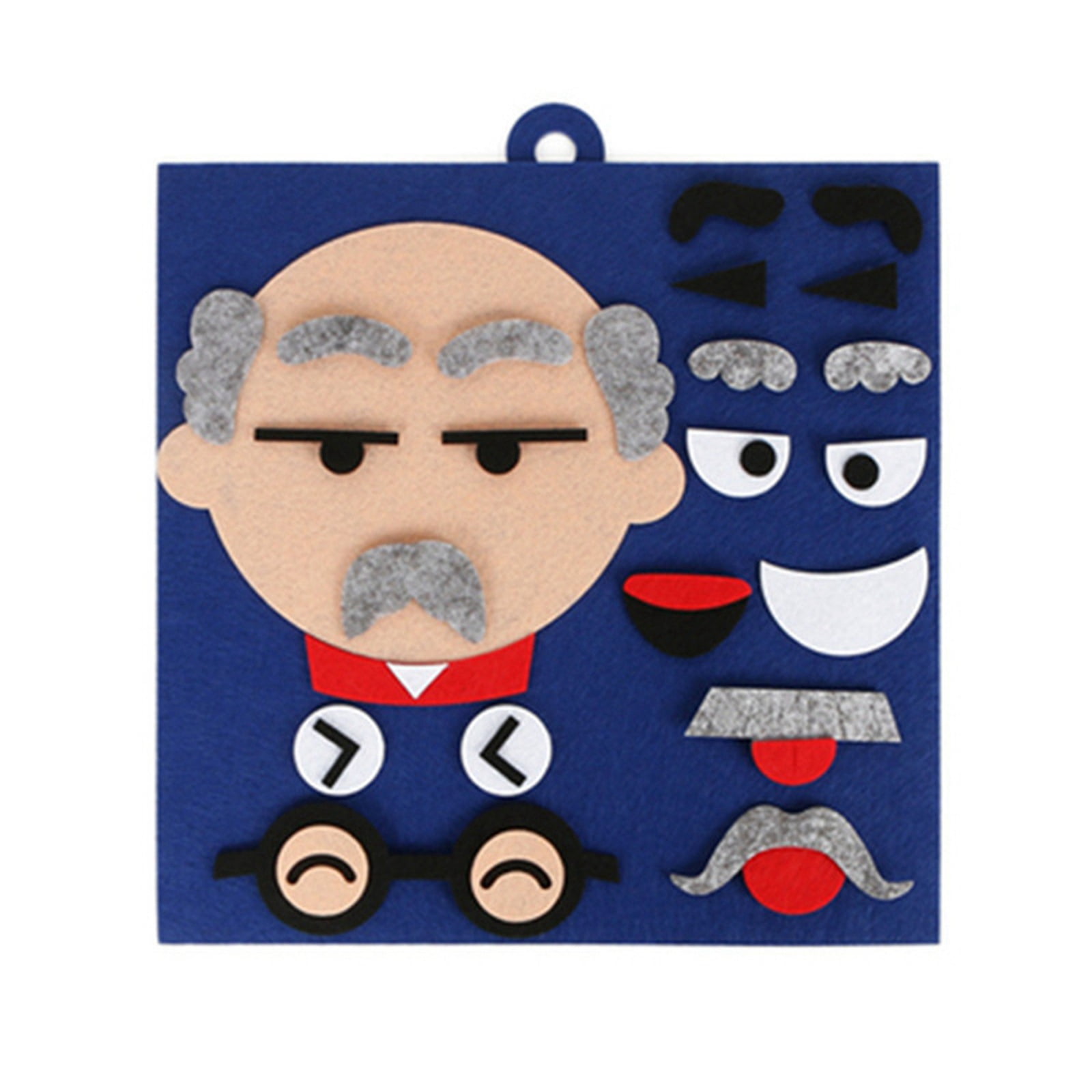 Facial Expression Stickers Puzzle Toys, Creative DIY Face Changing Toy ...