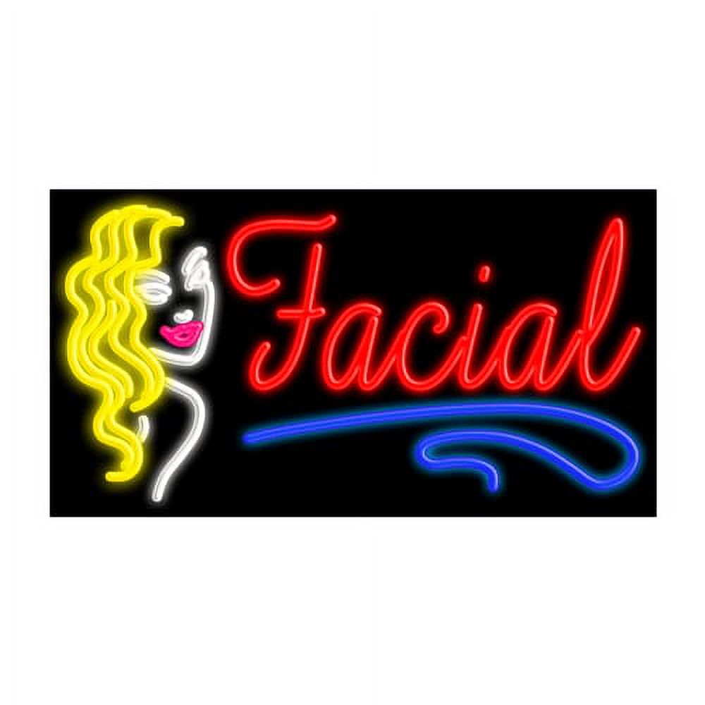 Facial-Glass Neon Sign Made in USA - Walmart.com