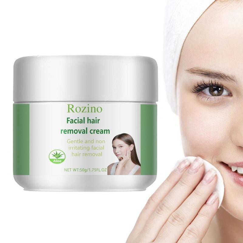 Facial Hair Removal Cream Aloe Hair Remover Face Cream 1.75fl Oz Mild ...
