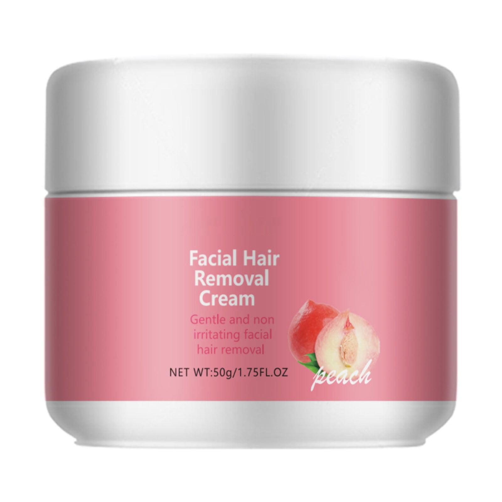 Facial Hair Removal Cream, Moisturizing with Peach Extract & Glycerin ...