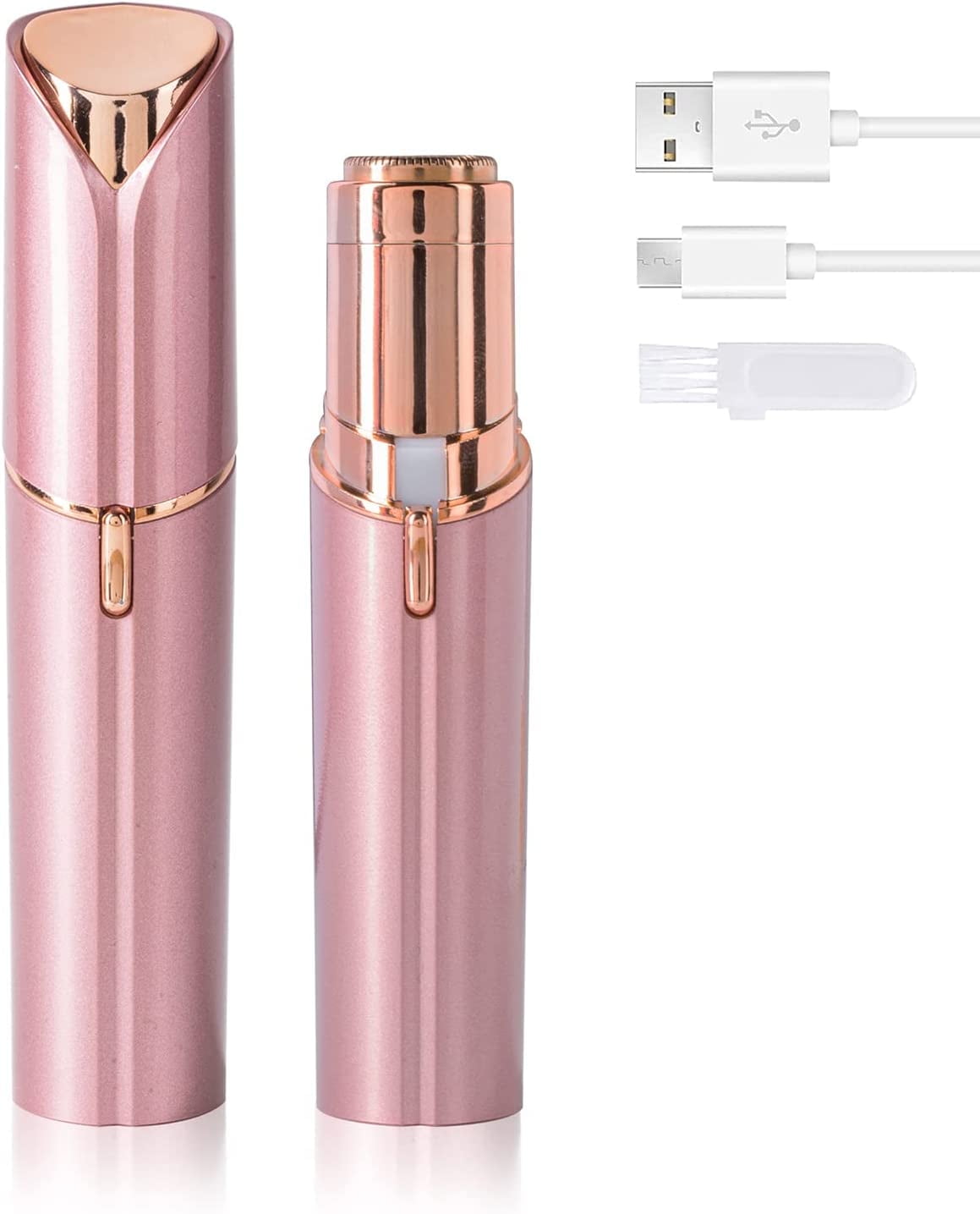 Cordless Facial Hair Remover for Women, Portable Electric Razor ...