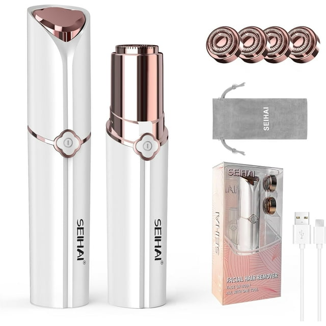 Facial Hair Removal for Women, SEIHAI Hair Removal Device, Face Razors ...