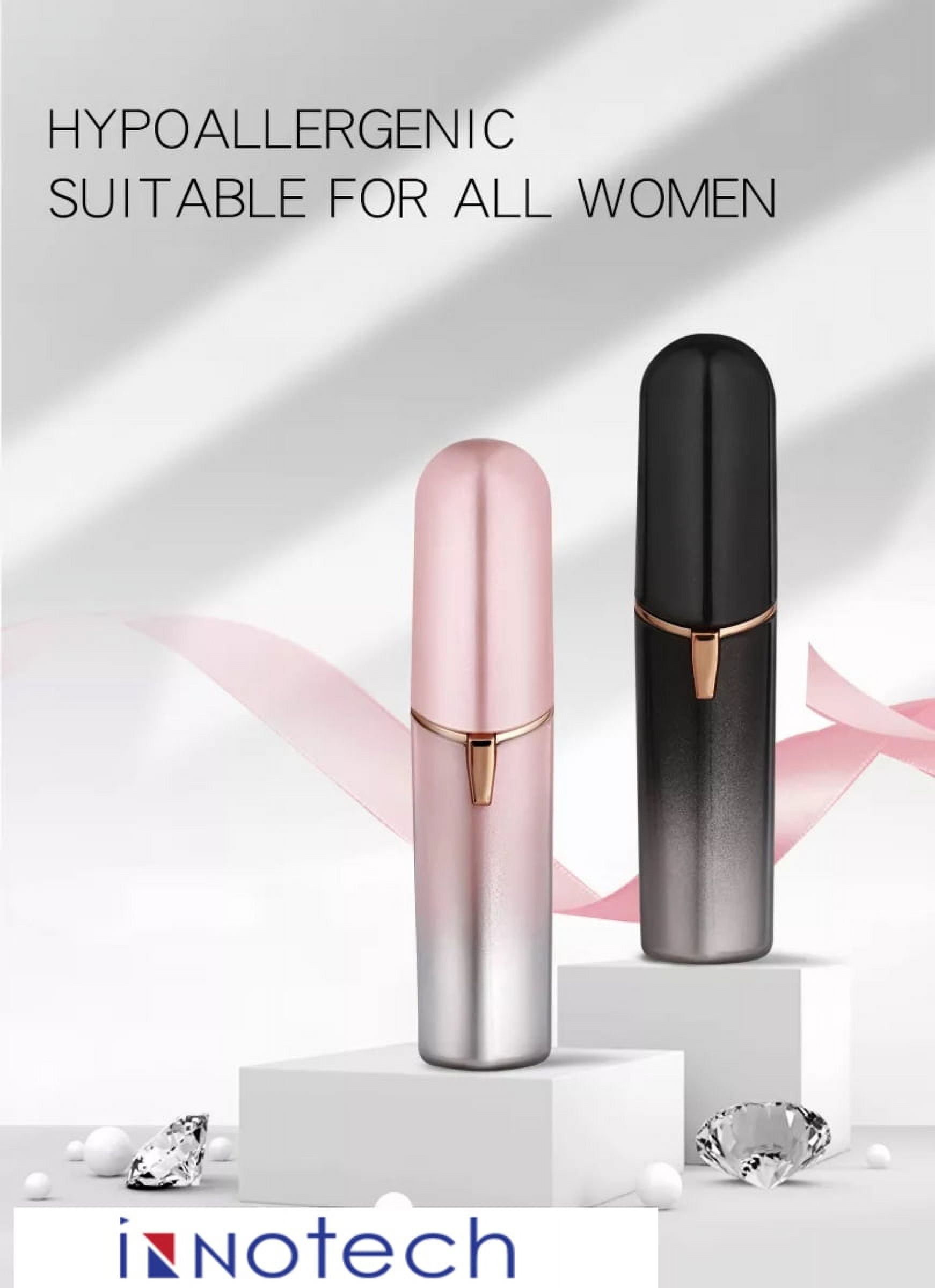 Innotech Painless Women's Facial Hair Remover, Electric Shaver with ...