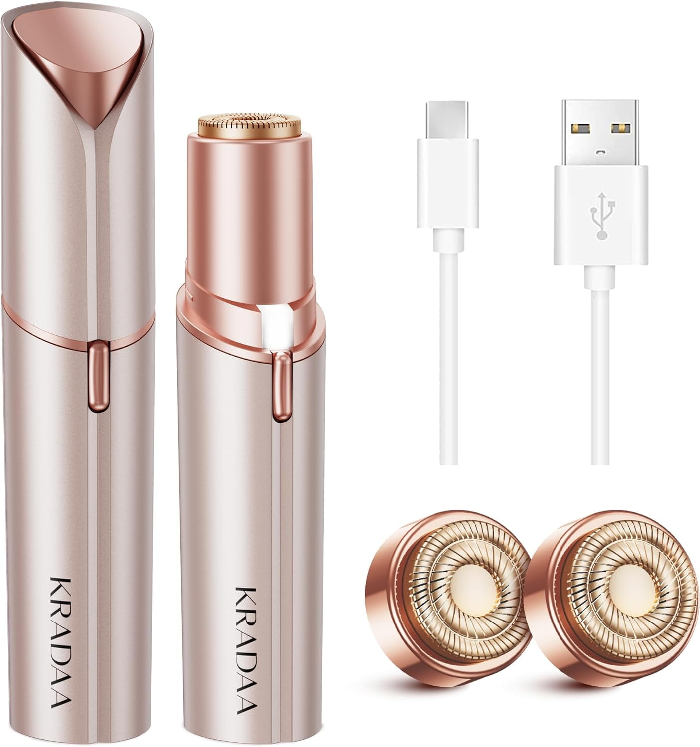 Facial Hair Removal for Women: Rechargeable Hair Removal Device ...