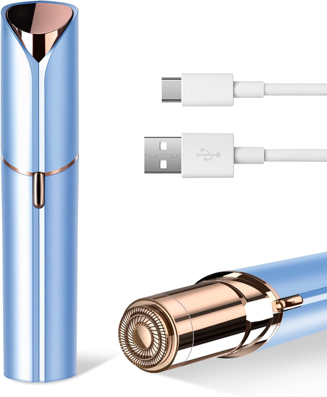 Facial Hair Remover for Women- as Seen TV Painless -Mini Hair Remover ...