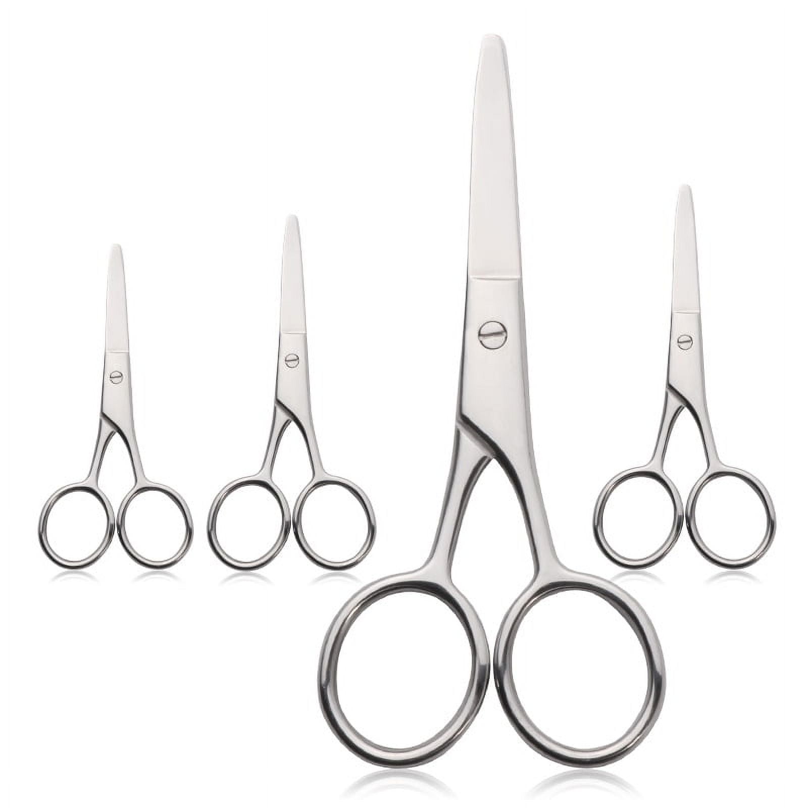 Facial Hair Small Grooming Scissors For Men Women - Eyebrow, Nose Hair ...
