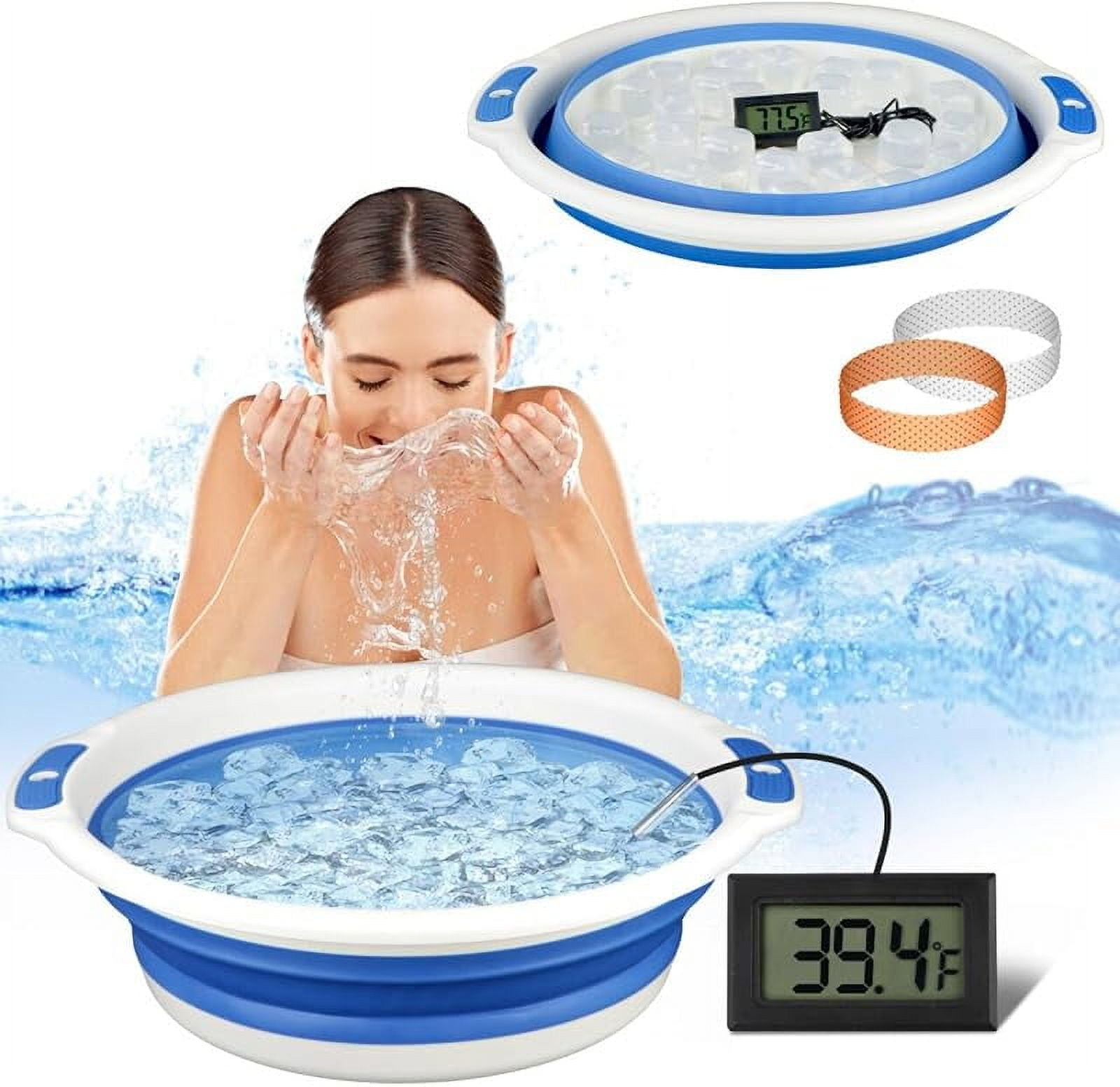 Facial Ice Bath Kit, Ice Water Face Cold Plunge, Foldable Ice Bath Face ...