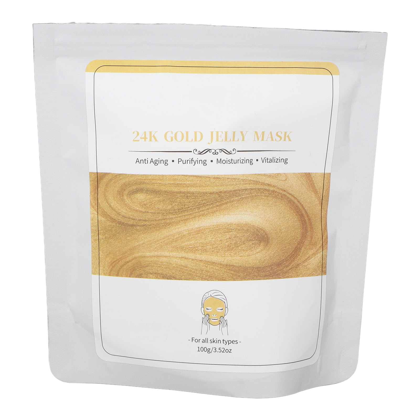 Facial Jelly Mask Powder Moisturizing Refining Deep Cleansing Skin ...