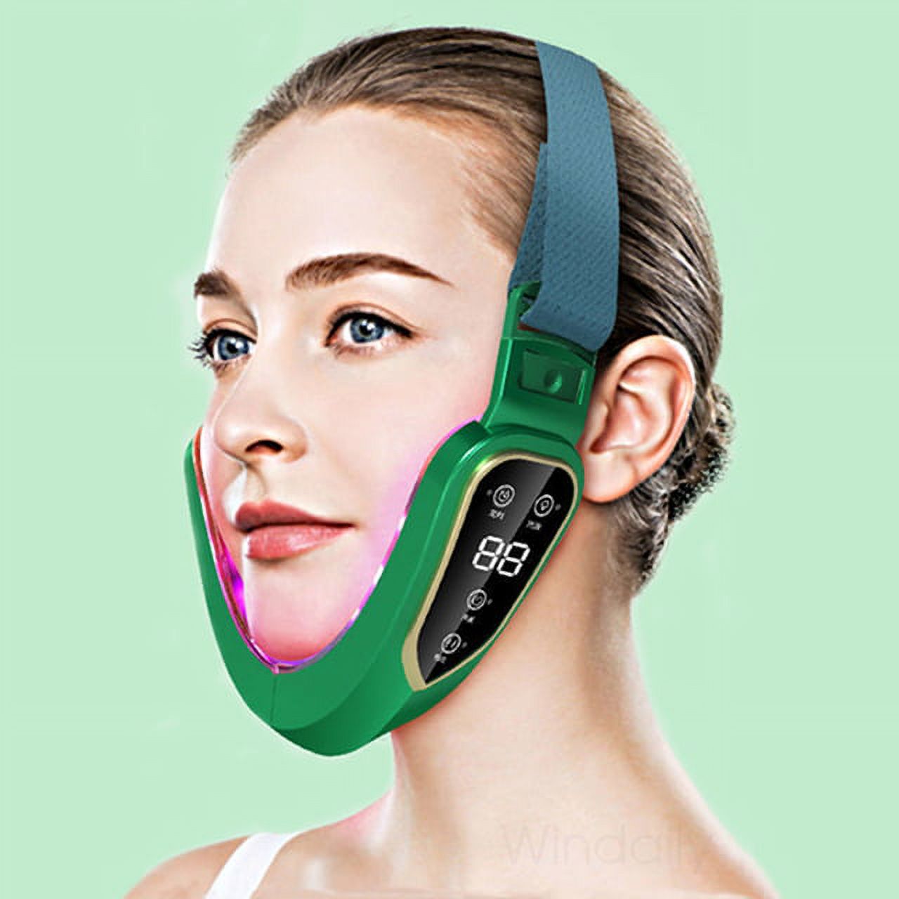 Facial Lifting Device LED Photon Therapy Facial Slimming Vibration ...