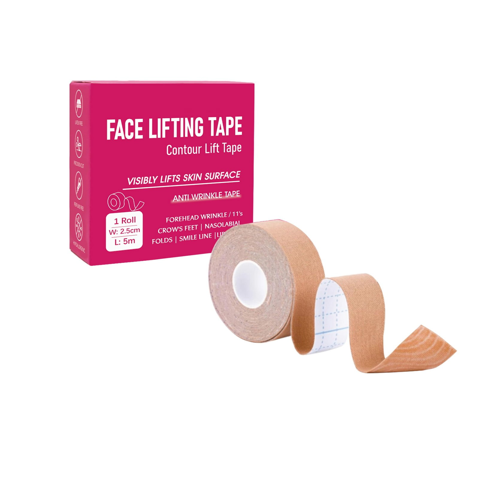 Facial Lifting Tape For Wrinkle Reduction Anti Aging Treatment Medical ...